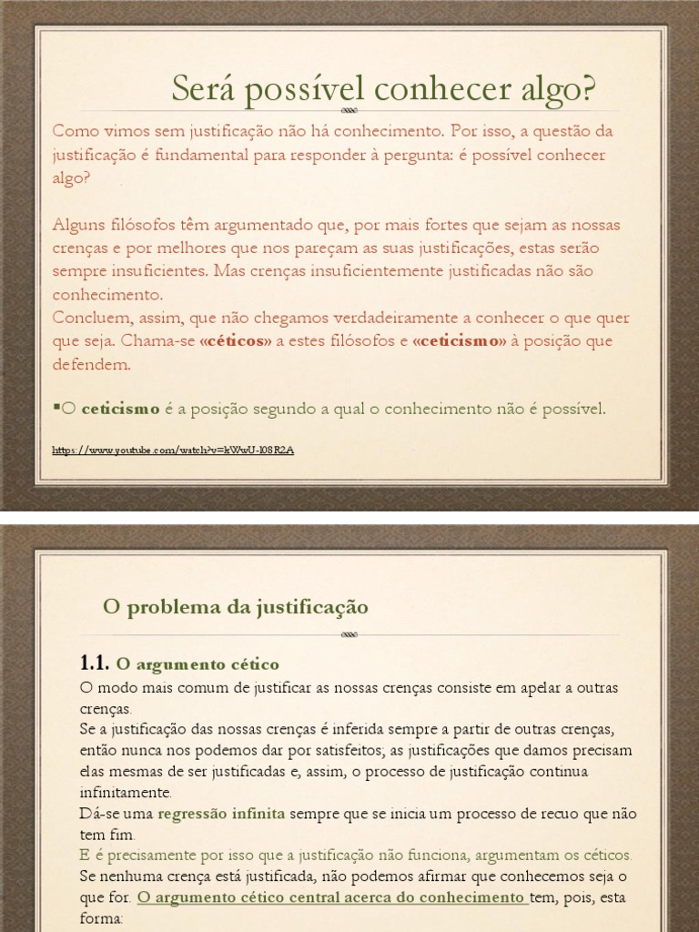 TEORIAS EXPLICATIVAS - Ceticismo | PDF