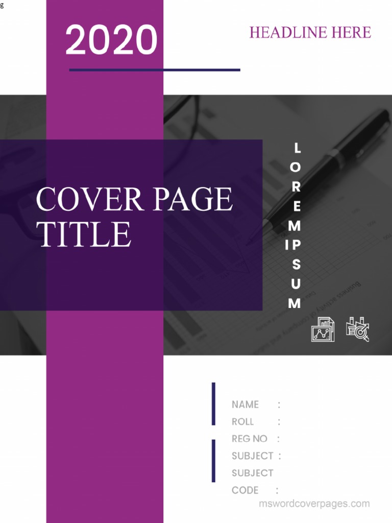 Professional Cover Page - 3 | PDF