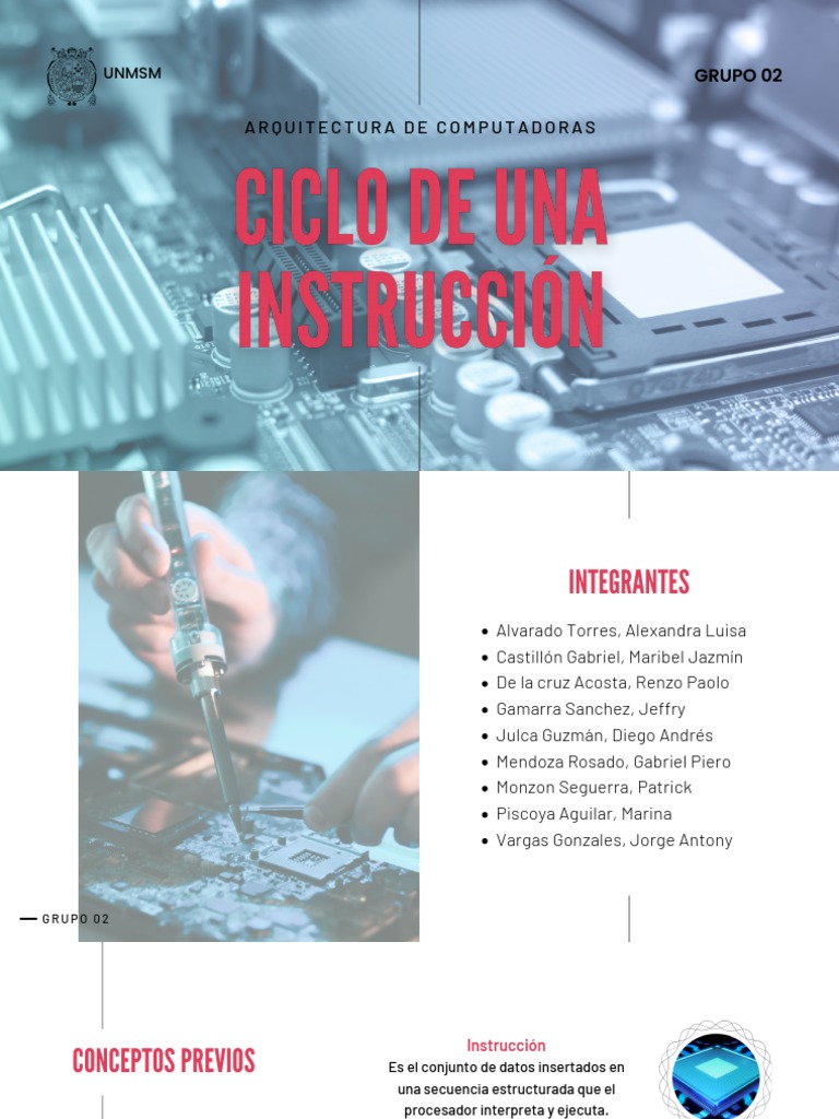 Grupo 02 - Ciclo de Una Instrucción | PDF | Unidad Central de ...