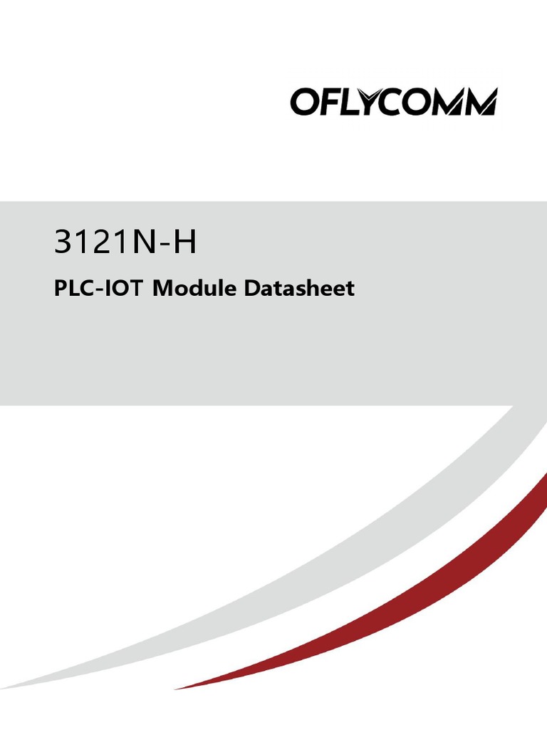 Oflycomm - 3121N-H PLC Datasheet EN V | PDF | Computers | Technology & Engineering