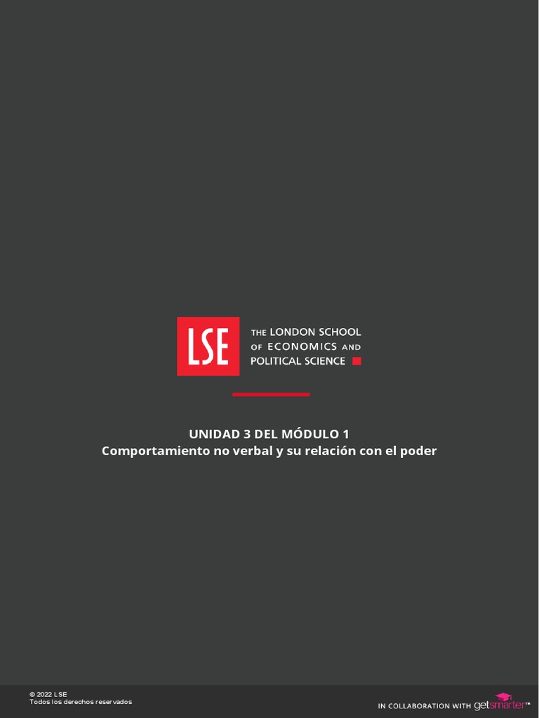LSE PREES M1U3 Notas | PDF | Crecimiento personal y profesional