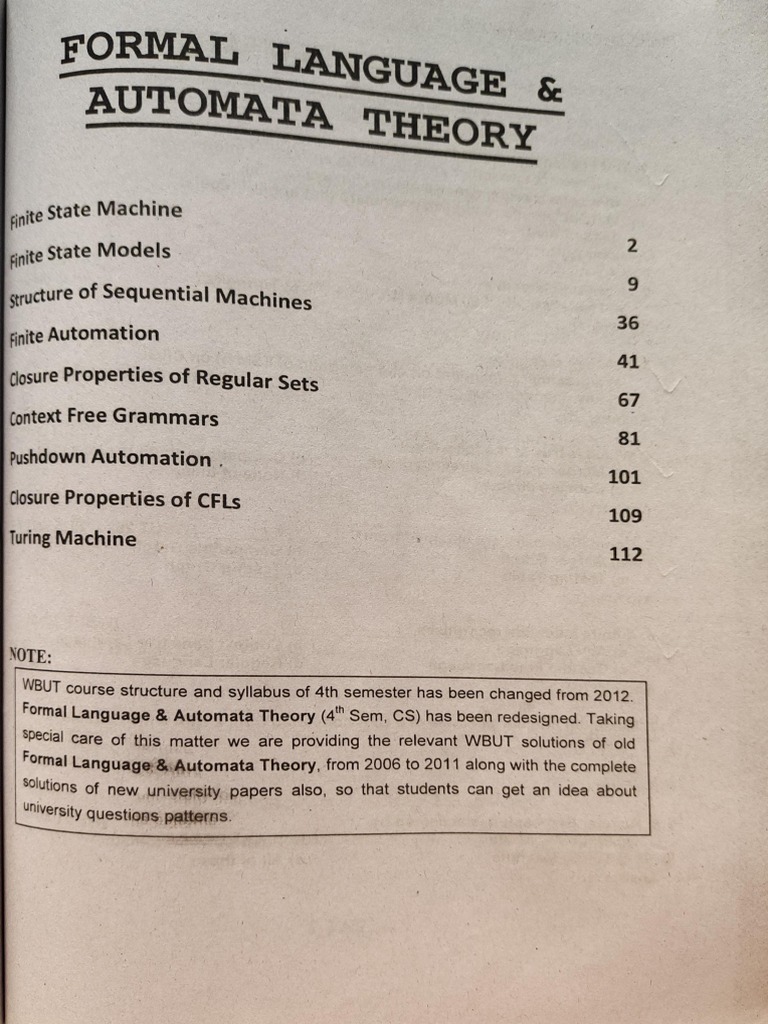 Flat 01 | PDF | Theoretical Computer Science | Models Of Computation