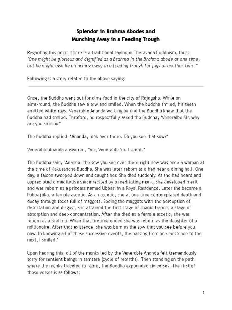 Sumana's 13 Existences | PDF | Gautama Buddha | Spirituality