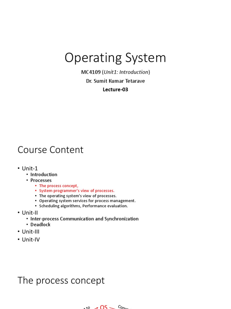 Operating System | PDF | Thread (Computing) | Process (Computing)