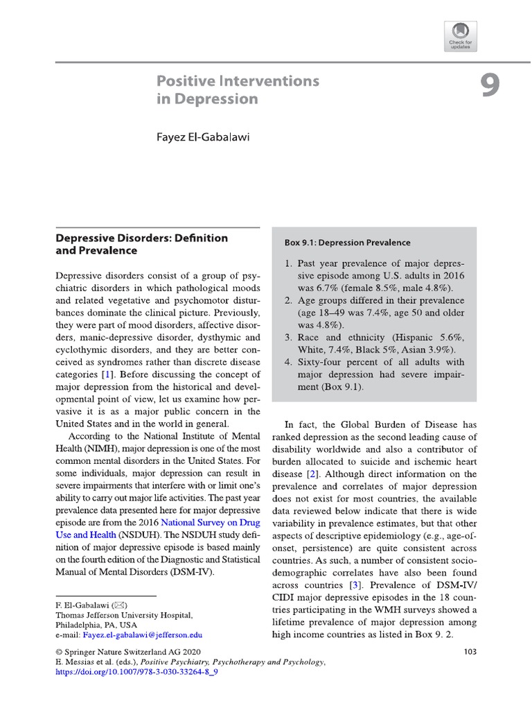 and Depression | PDF