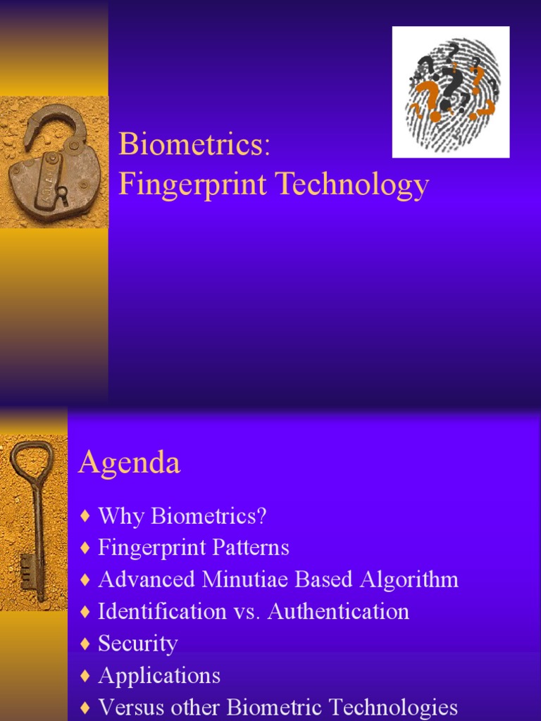 Minutiae Algorithm in Biometric | PDF | Fingerprint | Biometrics