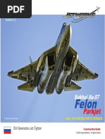 Sukhoi Su57 Model AutoCAD Steps | PDF | Technical Drawing | Aircraft