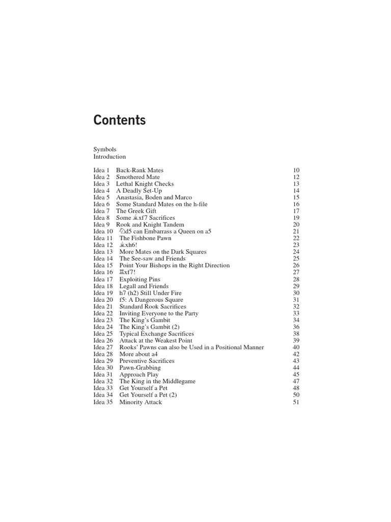 101 Attacking Ideas in Chess | Download Free PDF | Chess Theory | Chess ...