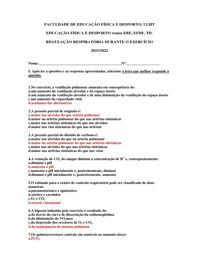 Correção Ficha Tp3 Pdf Pulmão Veia