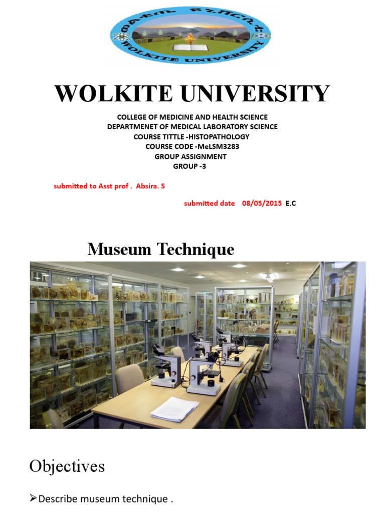 Museum Technique 1 Pdf Fixation Histology Medical Specialties