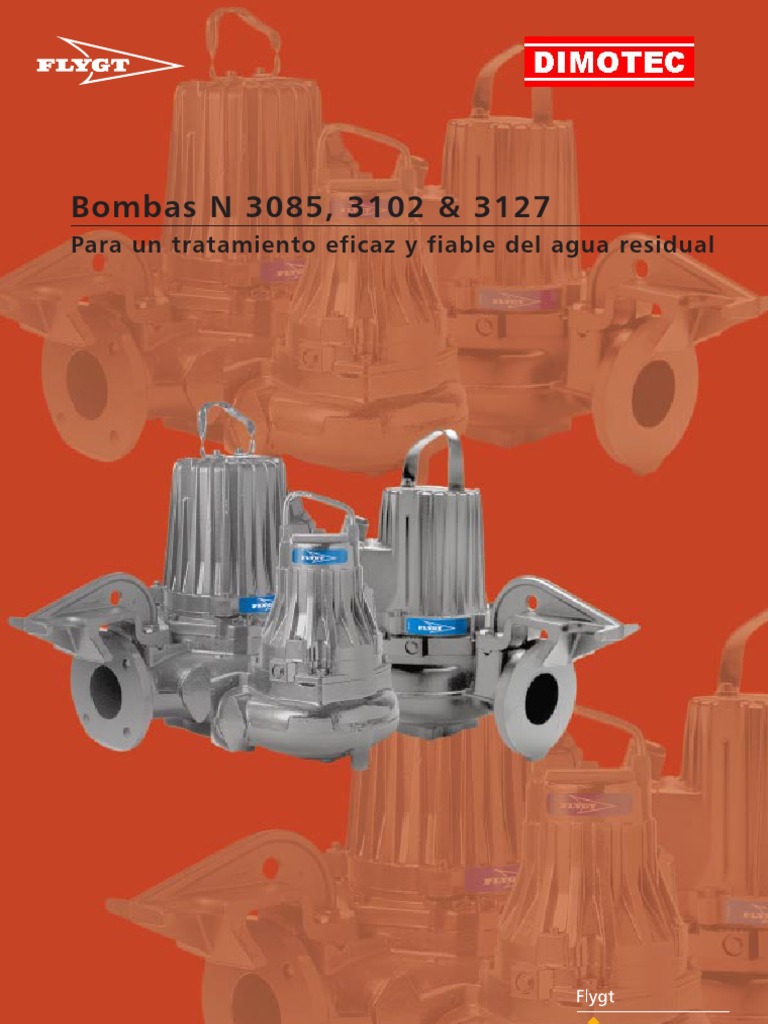 Flygt 3127 | PDF | Bomba | Agua
