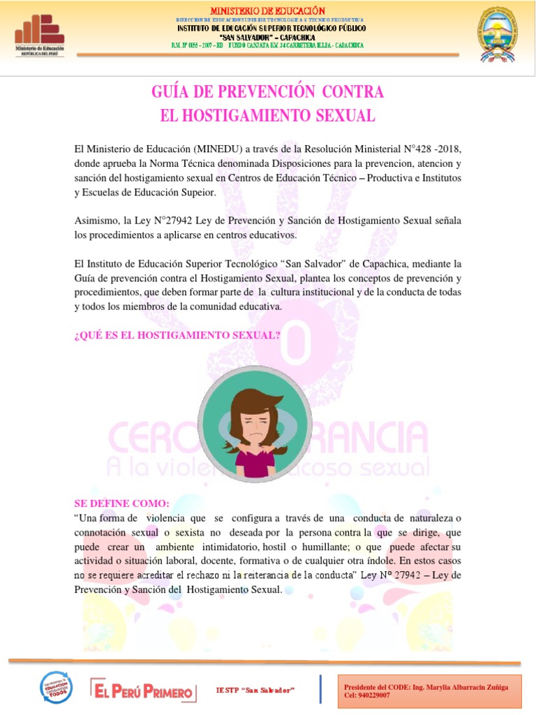 Guia de Code | PDF | Acoso | Acoso sexual