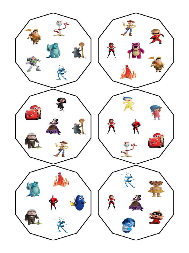 Disney Pixar Dobble | PDF