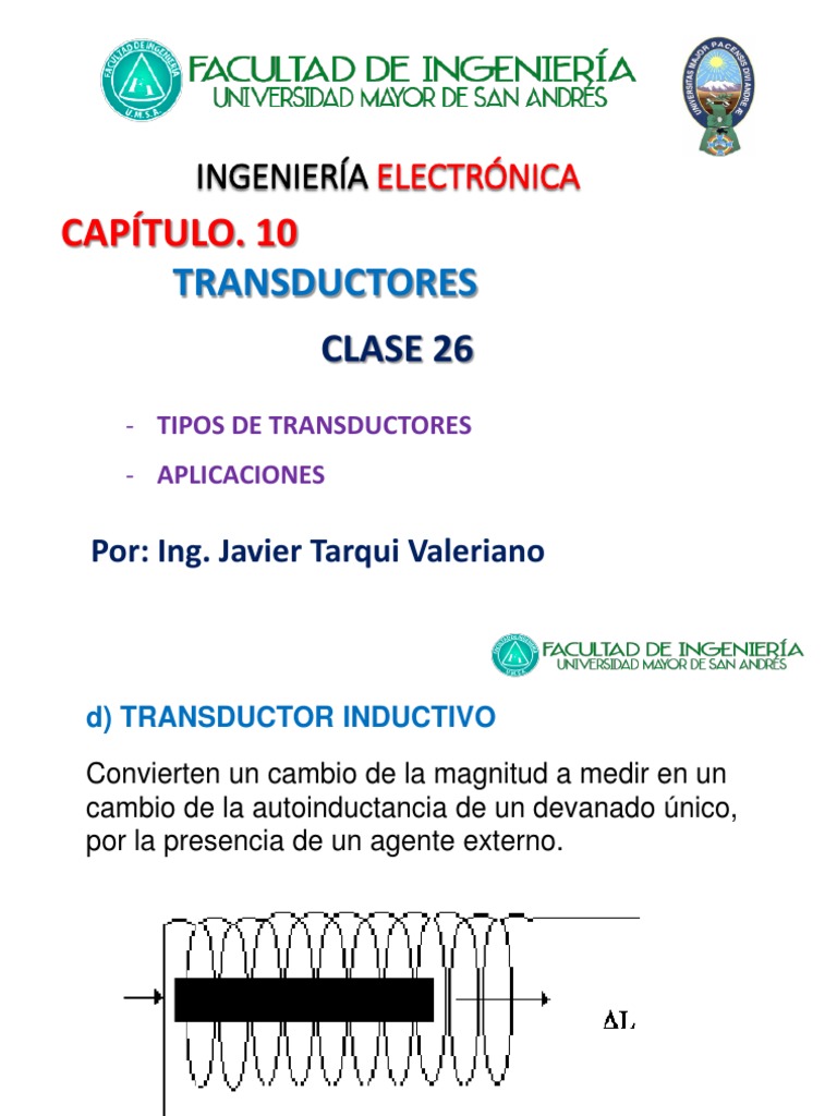CLASE 26 - TRANSDUCTORES Segunda PARTE | PDF | Altoparlante | Ingenieria Eléctrica