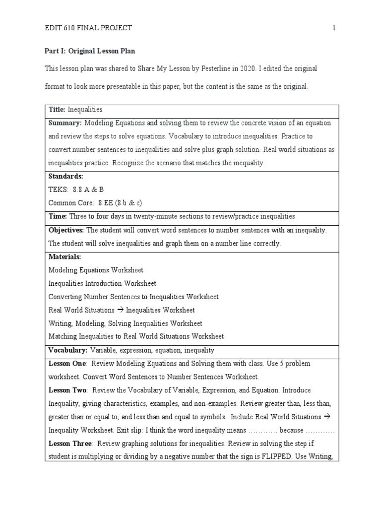 Edit610finalproject Kdew | PDF