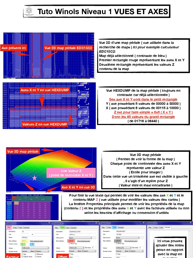 Tuto WinOLS : Vue 2D et 3D des Maps | PDF