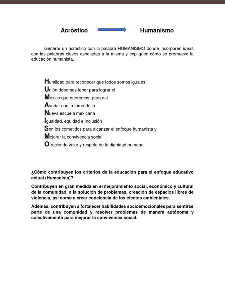 Actividad 3.1 Acrostico | PDF