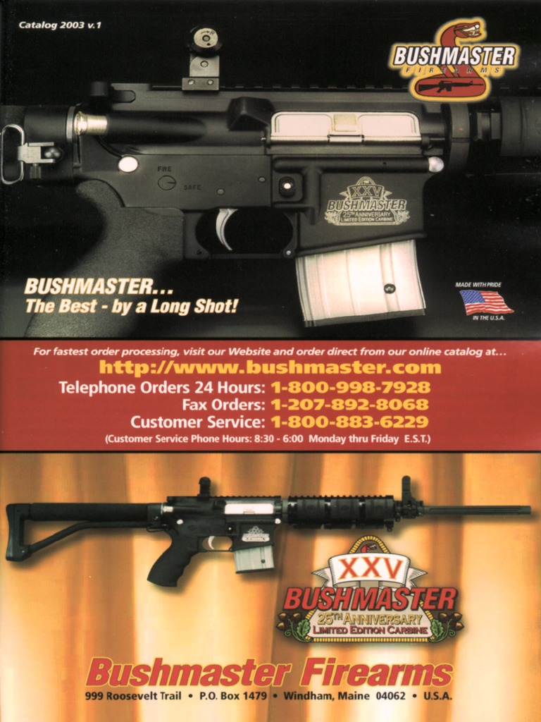 Bushmaster 2003catalog | PDF | Gun Barrel | Rifle