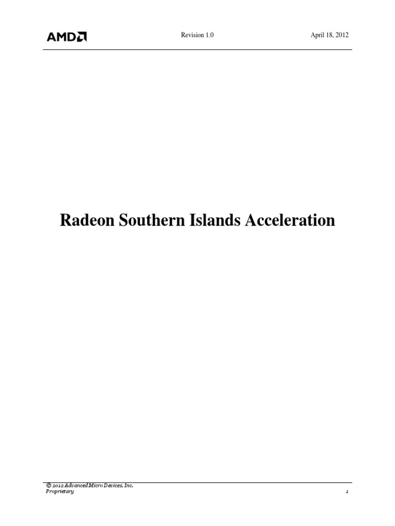 Si Programming Guide v2 | PDF | Shader | Cpu Cache