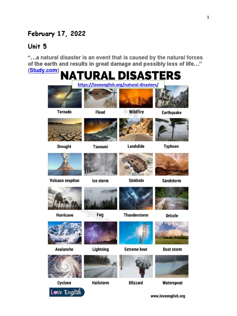 Cn Unit 5 Pdf Tropical Cyclones Natural Disasters