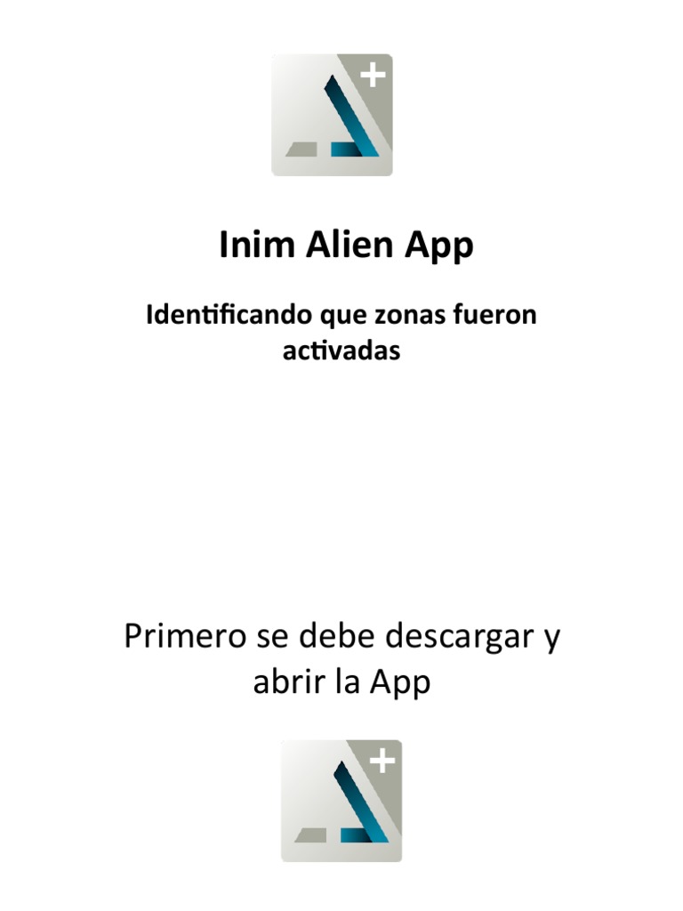 Inim Alien App Instructions | PDF