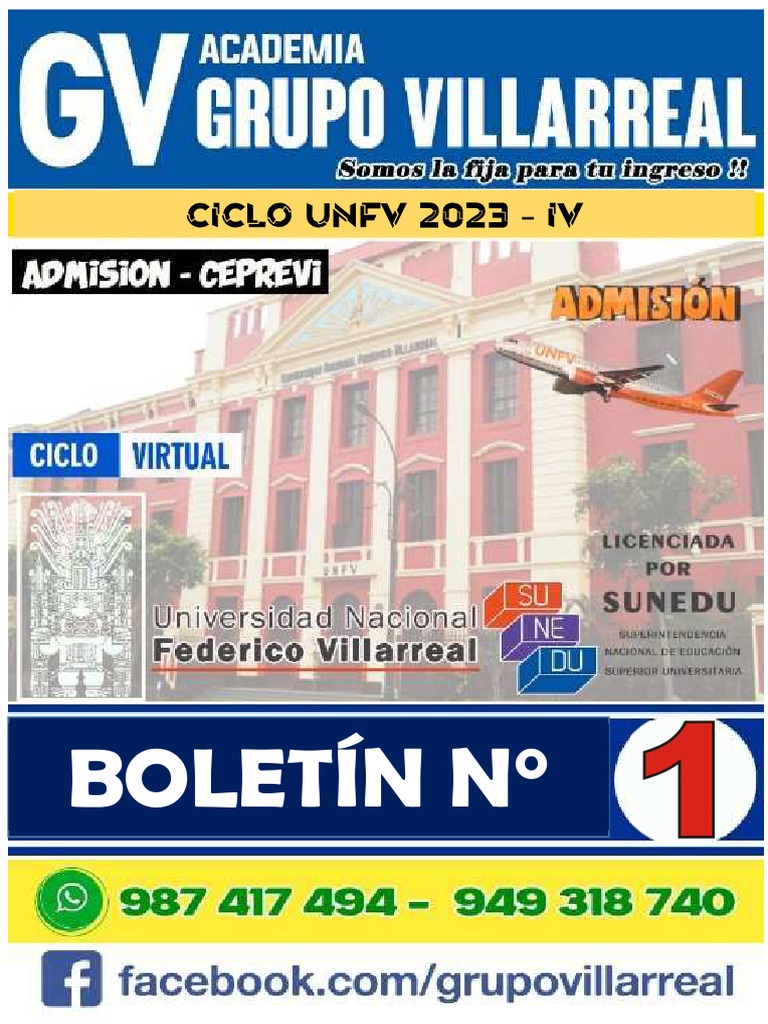 Boletin N°1 Virtual 2023 Iv | PDF | Comunicación | Homo