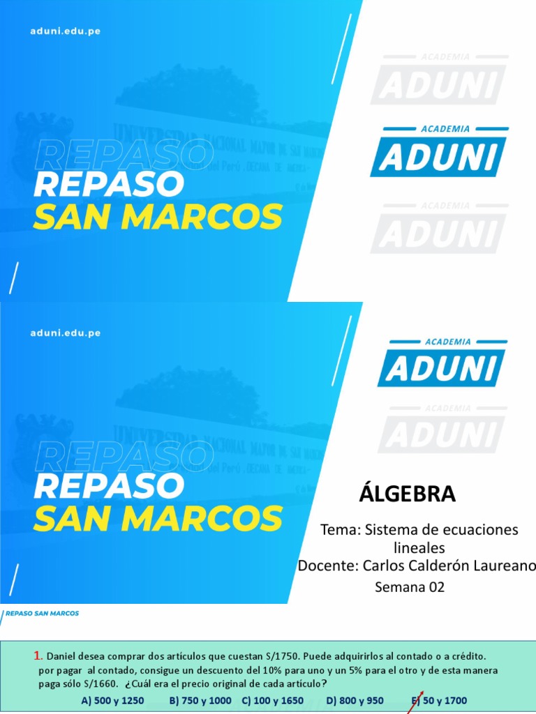 Problemas Tipo Deco de Álgebra | PDF