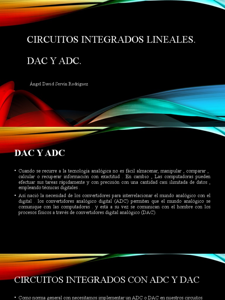 ADC y DAC-1 | PDF | Convertidor digital a analógico | Conversor analógico a digital