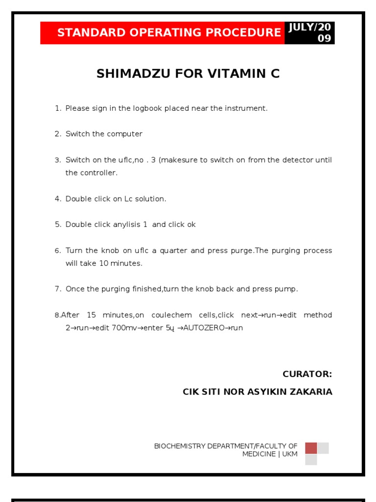 Sop Vit C | PDF