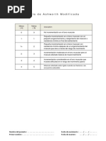 ESCALA Lower Extremity Functional Scale-Spanish | PDF | Salud y bienestar