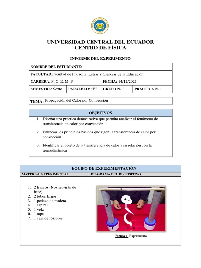 Informe Experimento | PDF