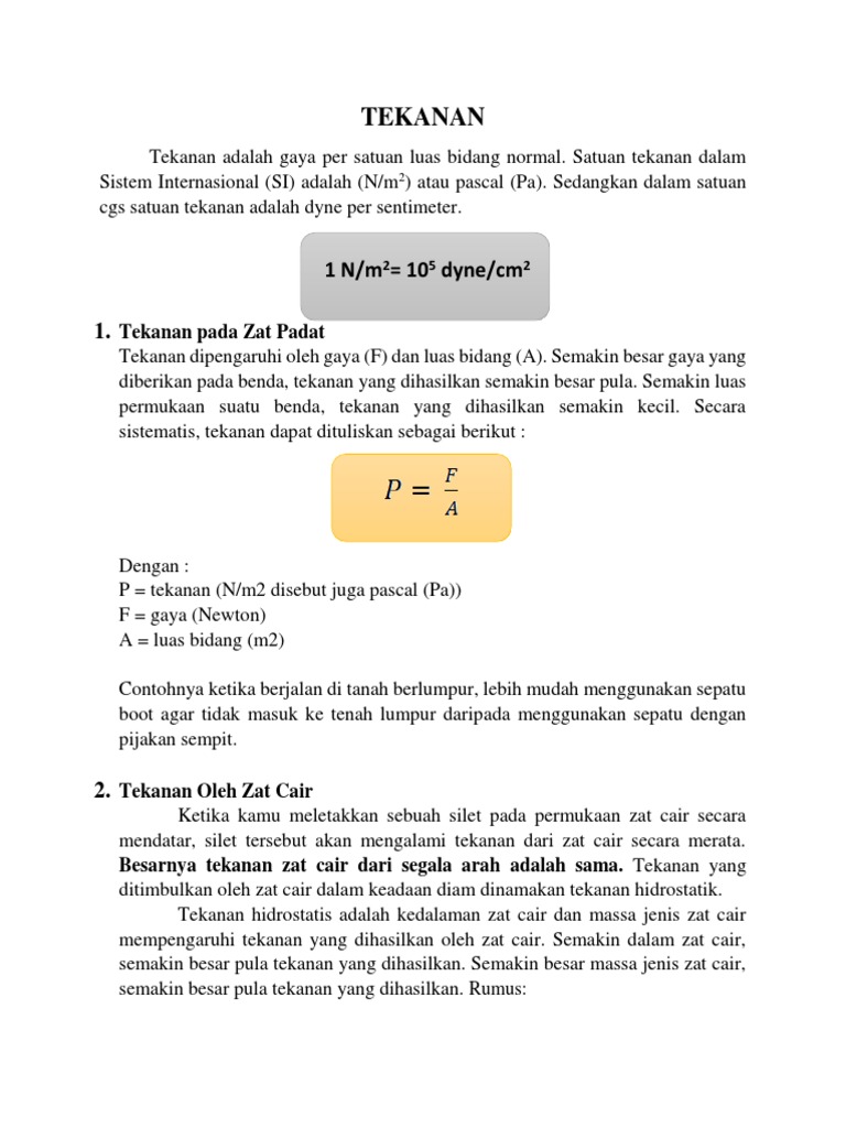 TEKANAN | PDF | Kajian Bahasa Asing