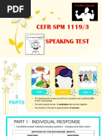 CEFR Speaking Questions Guide | PDF | Meal