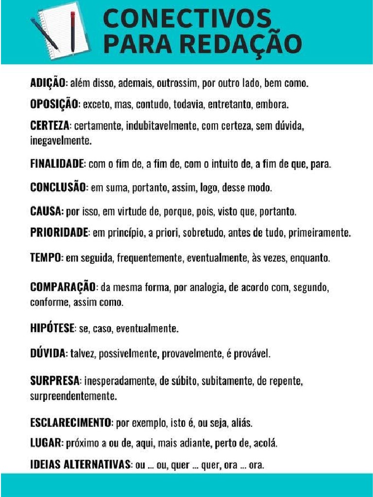 LISTA DE CONECTIVOS | PDF