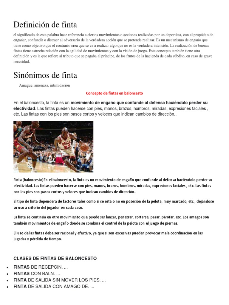 Definición de Finta1 | PDF