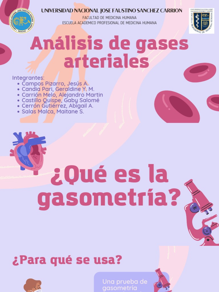 Análisis de Gases Arteriales | PDF | Enfermedades y trastornos | Causas ...