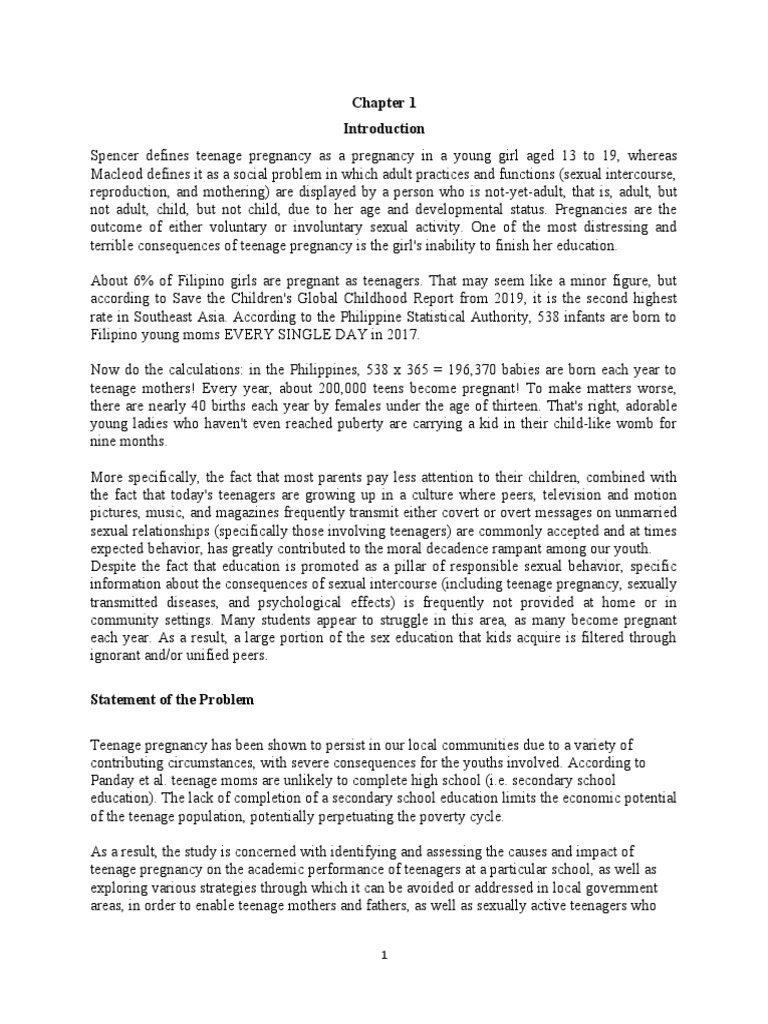 Joan Research | PDF | Teenage Pregnancy | Adolescence