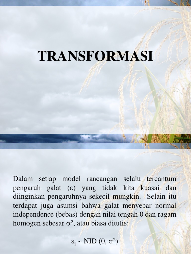 Transformasi Data | PDF