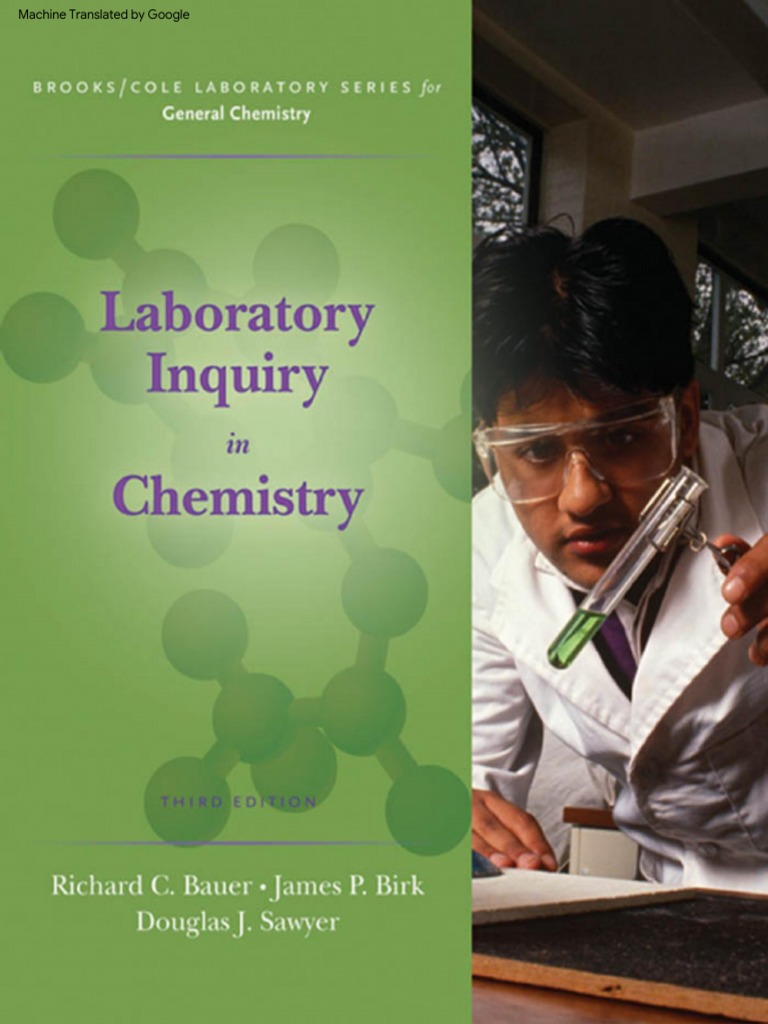 Laboratory Inquiry in Chemistry, Third Edition (Brooks Cole Laboratory ...