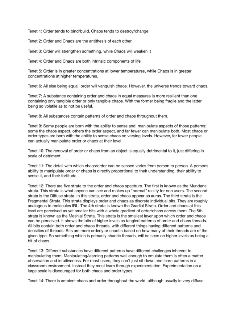 Basics of Order and Chaos | PDF | Chaos Theory | Matter