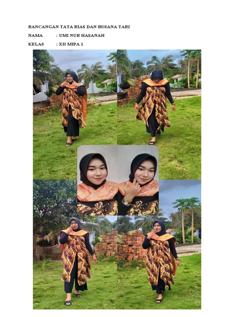 Rancangan Tata Rias Dan Busana Tari | PDF