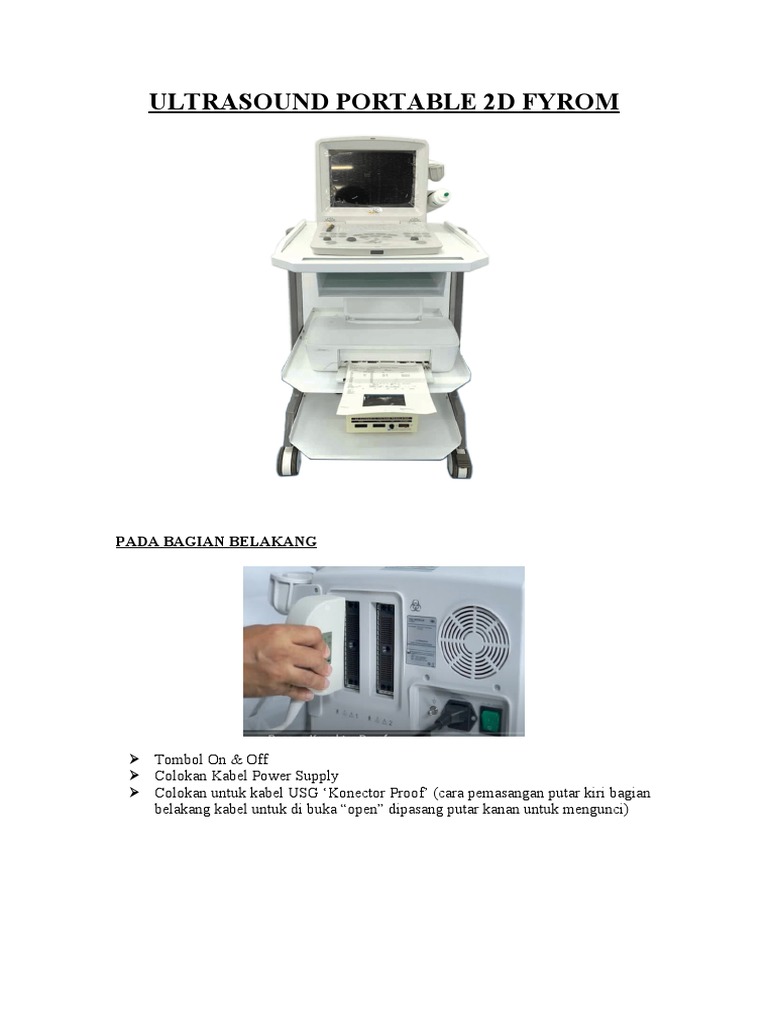 Cara Mengoperasikan USG | PDF | Kesehatan Holistik