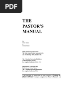 Ministers Handbook 2009 PDF | PDF | Prayer | Seventh Day Adventist Church