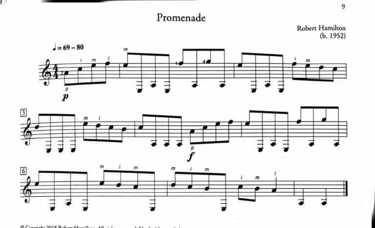 Promenade-Robert Hamilton | PDF