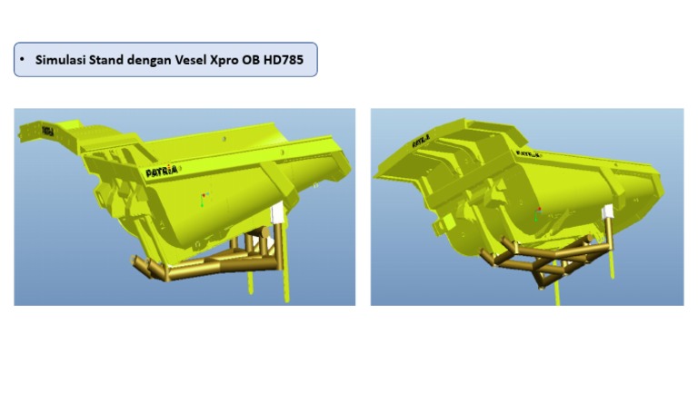 Simulasi Stand Dengan Vesel Xpro OB HD785 | PDF