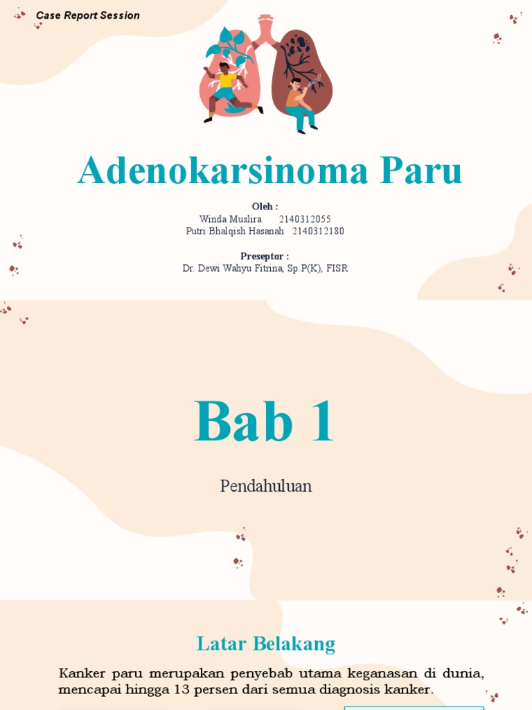 Adenokarsinoma Paru: Laporan Kasus | PDF