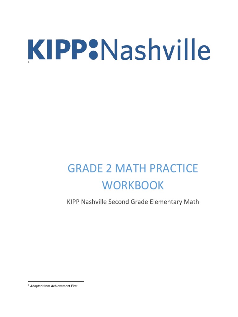 Second Grade Math Workbook | PDF | Length | Rectangle