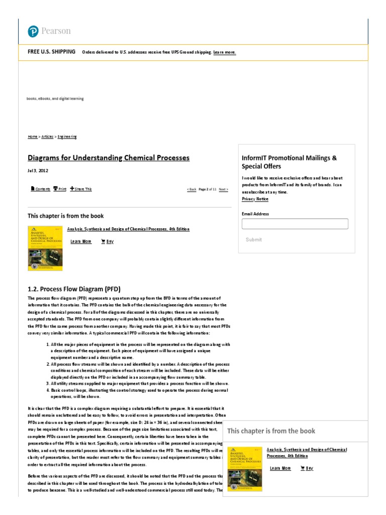 1 2 Process Flow Diagram Pfd Diagrams For Understanding Chemical
