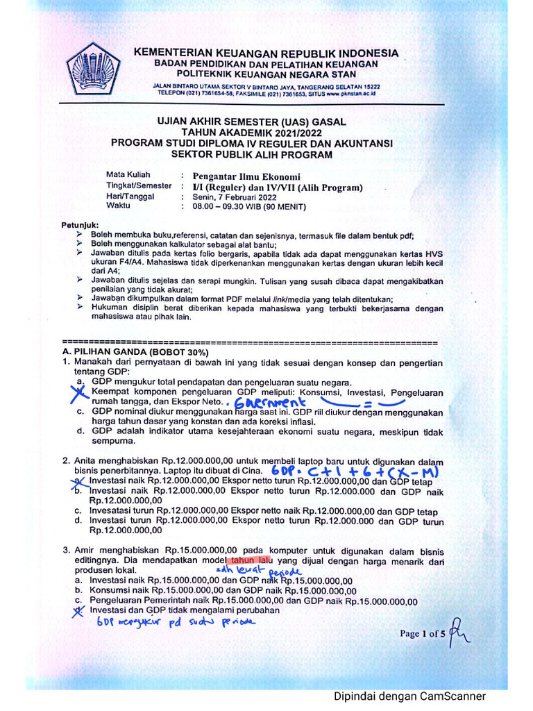 UAS TENTIR (Rania) | PDF