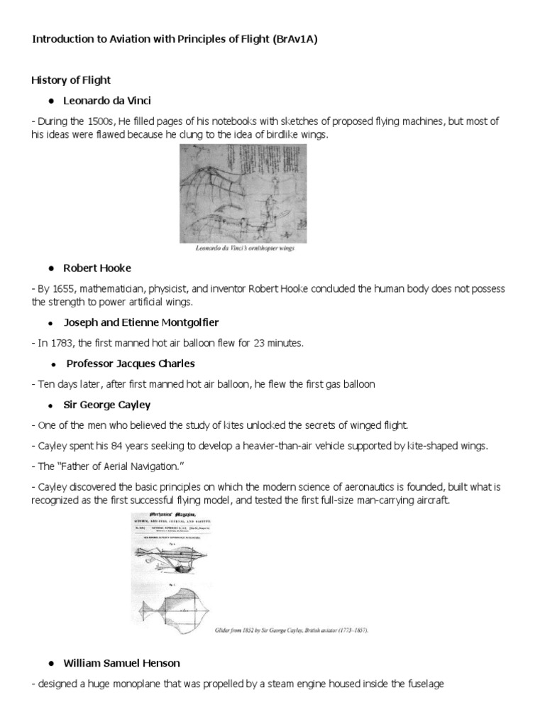 Introduction To Aviation With Principles of Flight Pre Final Reviewer ...